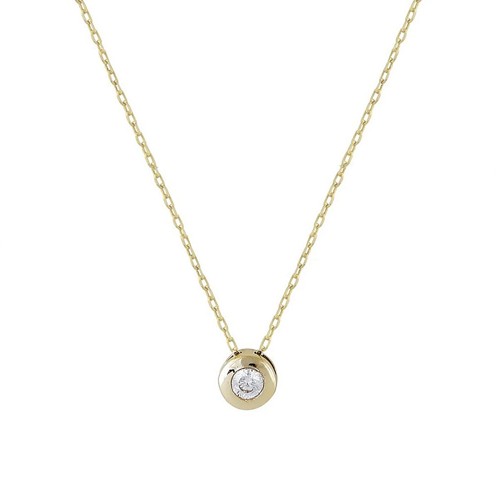 Lant aur 14K Solitaire - Unika925 - Magazin de bijuterii